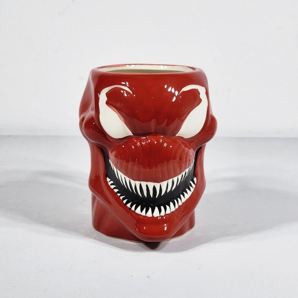 Marvel | Dining | Marvel Comics Red Venom Carnage Molded Head Ceramic ...